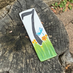 Extra Large Numbers House Number Plaque, 7 Inch High Numbers and ...