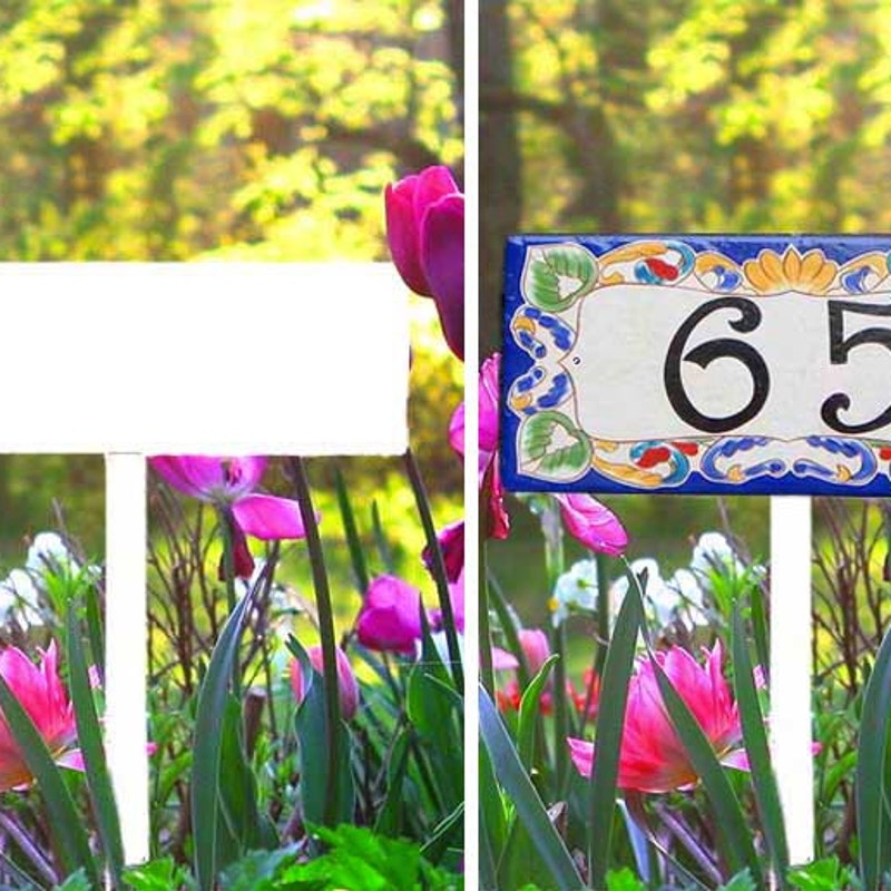 House Number Yard Sign - Etsy