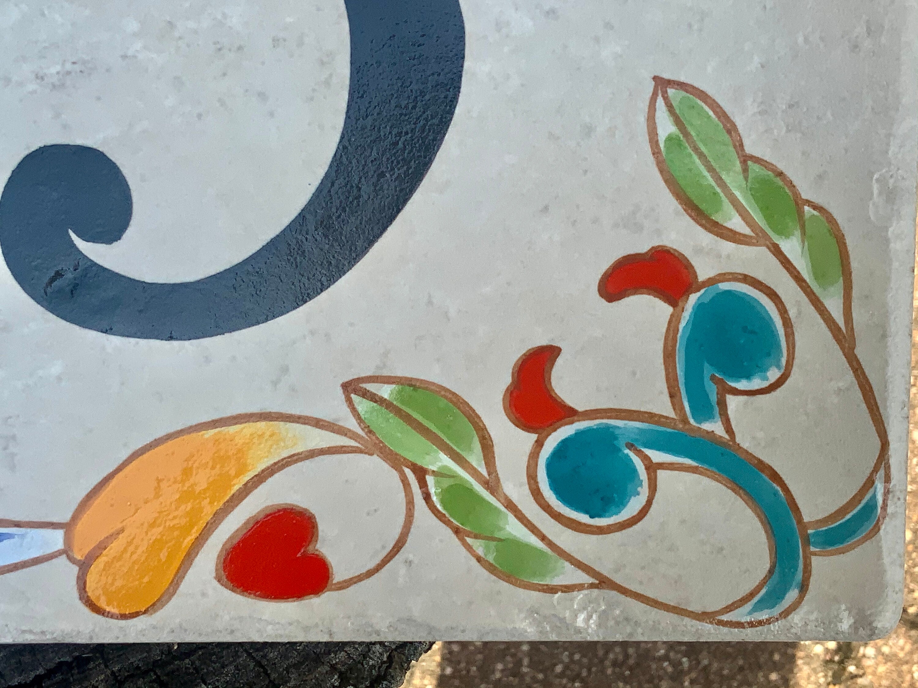 House Numbers Ceramic Custom Hand Painted Address Tiles | Etsy