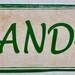 Green Custom House Number Sign Hand Painted Personalized Sign, Address ...
