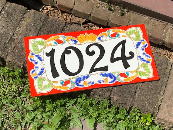 Ceramic House Address Signs