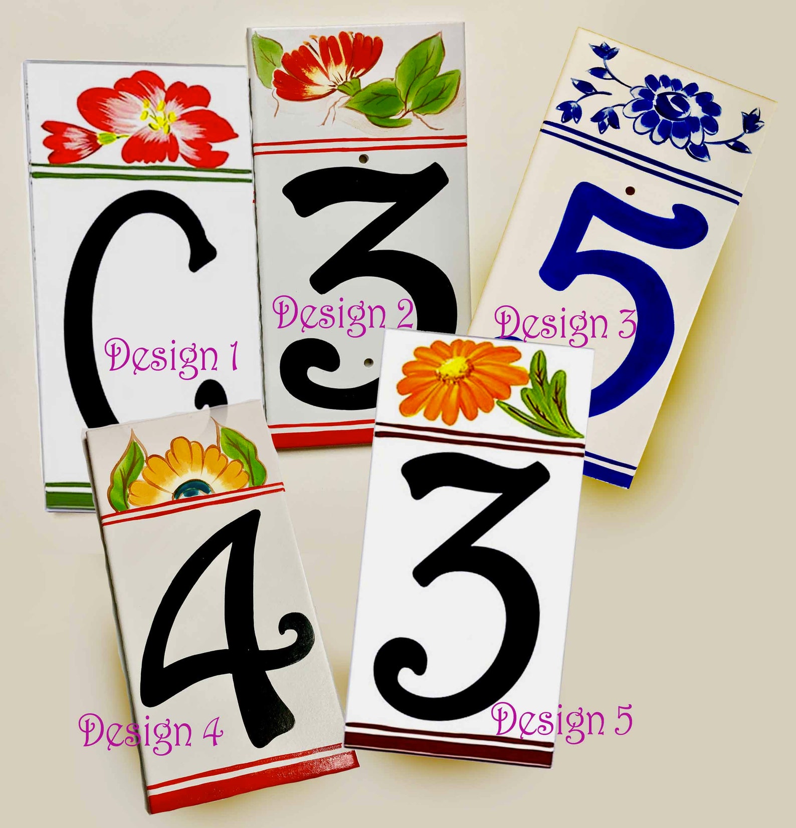 Individual Address Sign House Number Plaque Wedding Table - Etsy