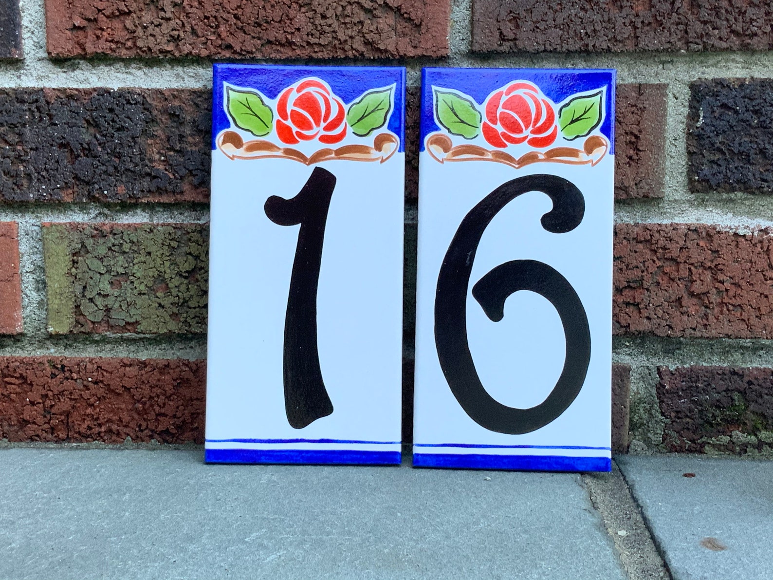 Italian House Numbers Plaques, Wedding Table Numbers, Individual ...