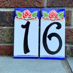 Italian House Numbers Plaques, Wedding Table Numbers, Individual ...