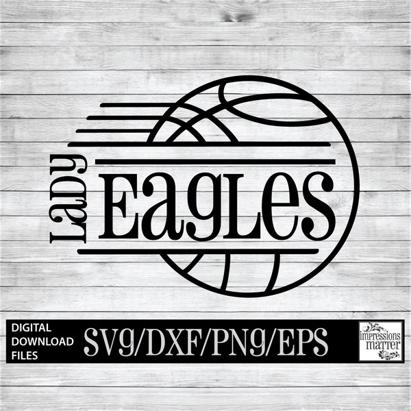 Lady Eagles Basketball Svg - Etsy