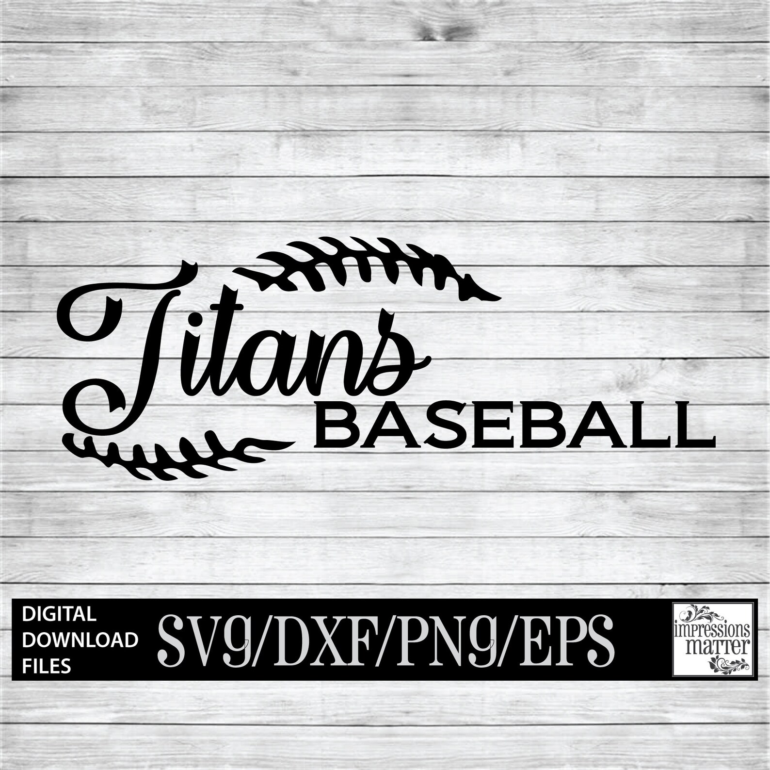 Titans Baseball Digital Art File SVG and DXF File for | Etsy