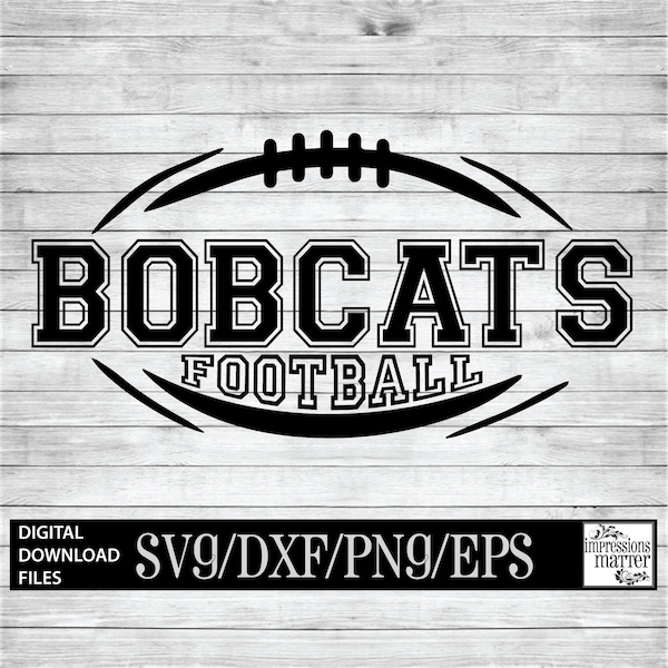 Bobcats Football Logo - Etsy