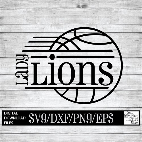 Lady Tigers Basketball Digital Art File SVG and DXF File - Etsy