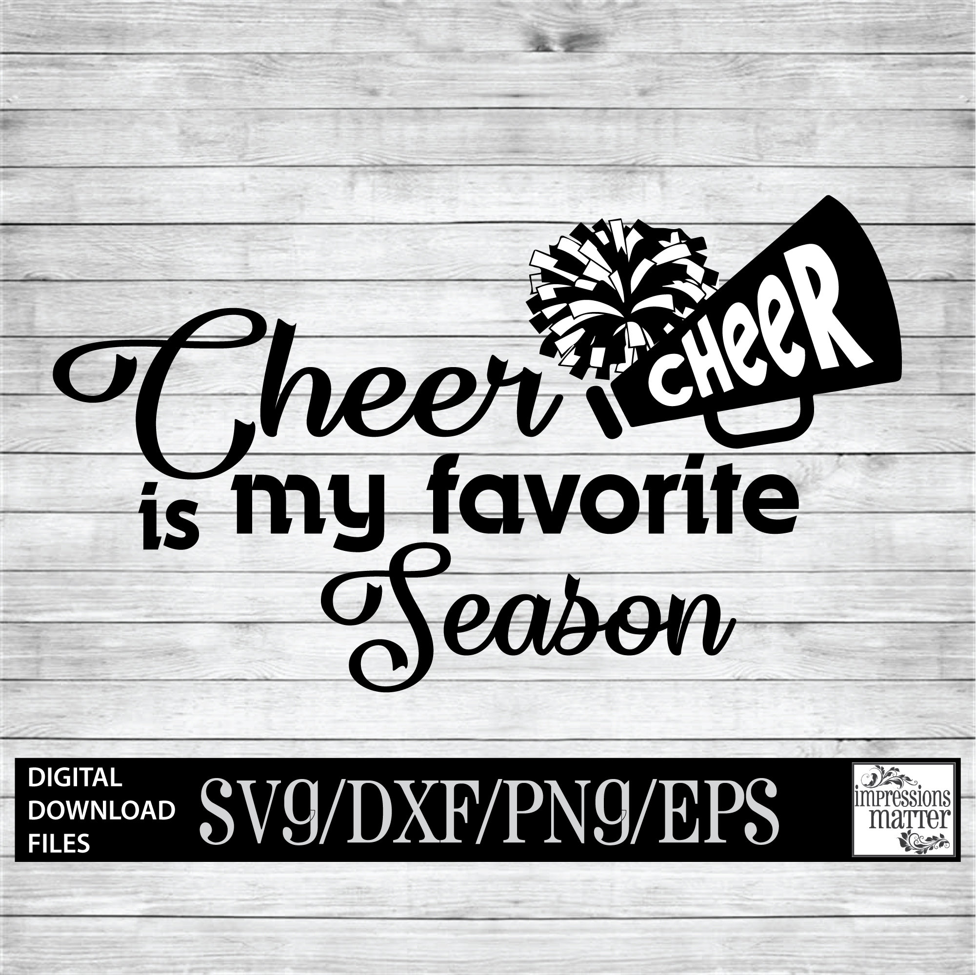 Cheer Season Digital Art File SVG and DXF File for Cricut - Etsy
