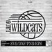 Lady Wildcats Basketball - Digital Art File - SVG and DXF File for ...