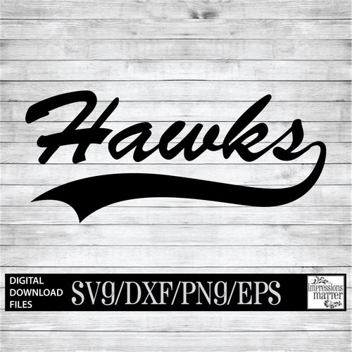 Hawks Basketball Svg File Digital - Etsy