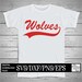 Wolves Script - Digital Art File - SVG and DXF File for Cricut ...