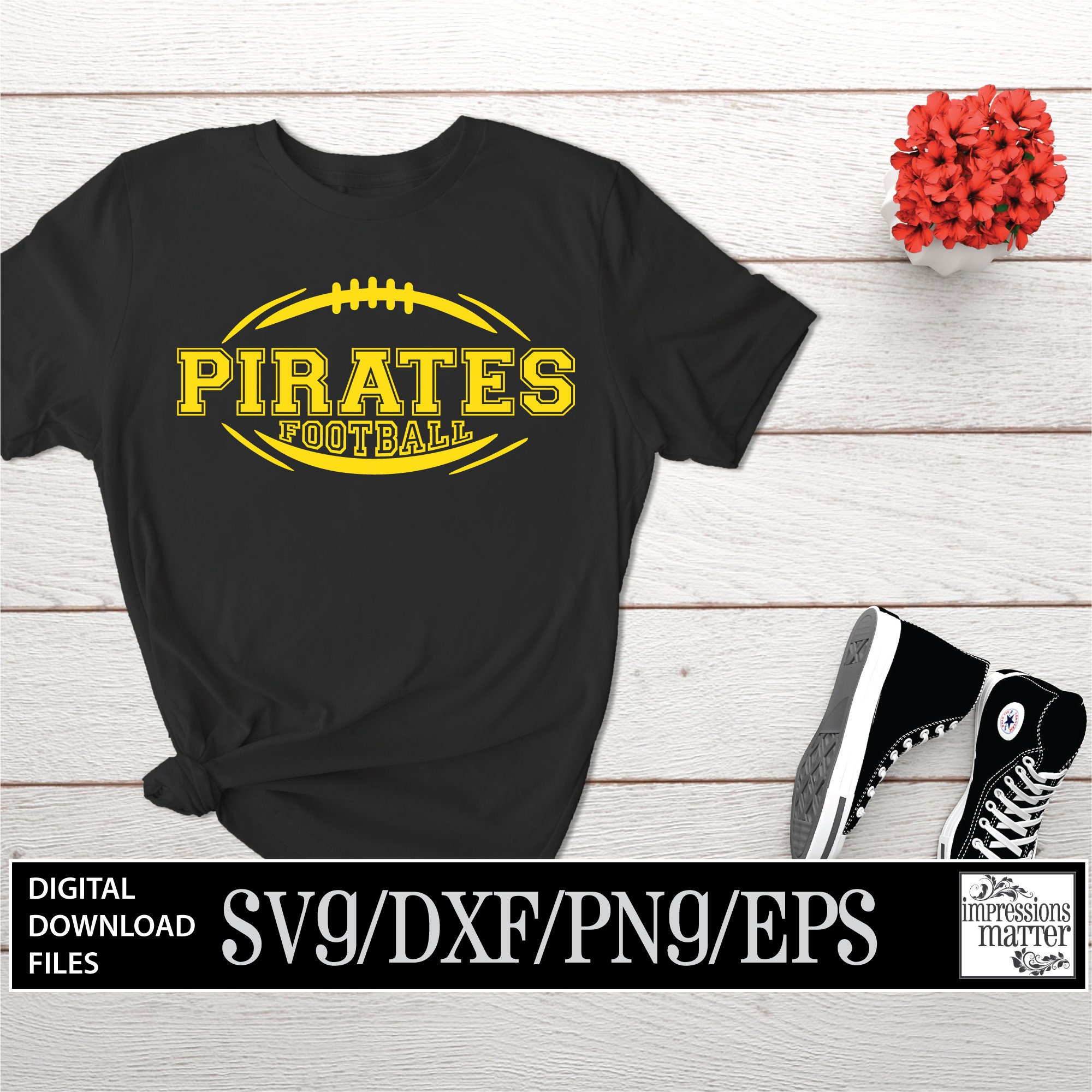Pirates Football Logo SVG DXF: Mascot Team Digital Art (digital ...