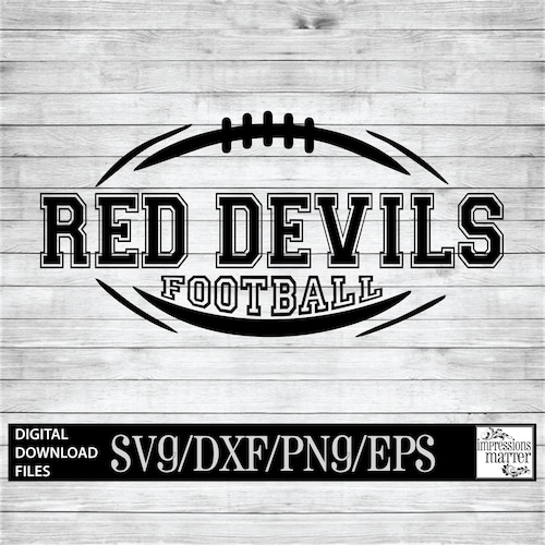 Go Red Devils Cut File for Cricut and Silhouette. SVG. Dxf. - Etsy