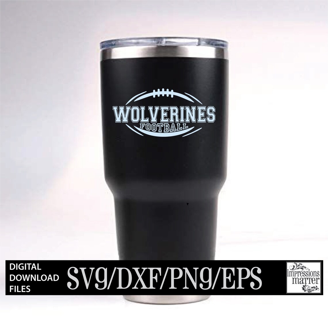 Wolverines Football Logo (svg, Dxf, Png, Eps, Pdf) - Digital Download ...