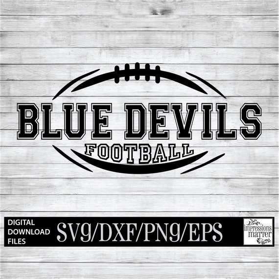 Blue Devils Football Logo