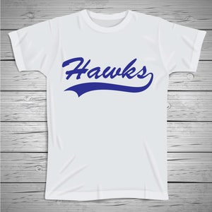 Hawks Script - Digital Art File - SVG and DXF File for Cricut ...