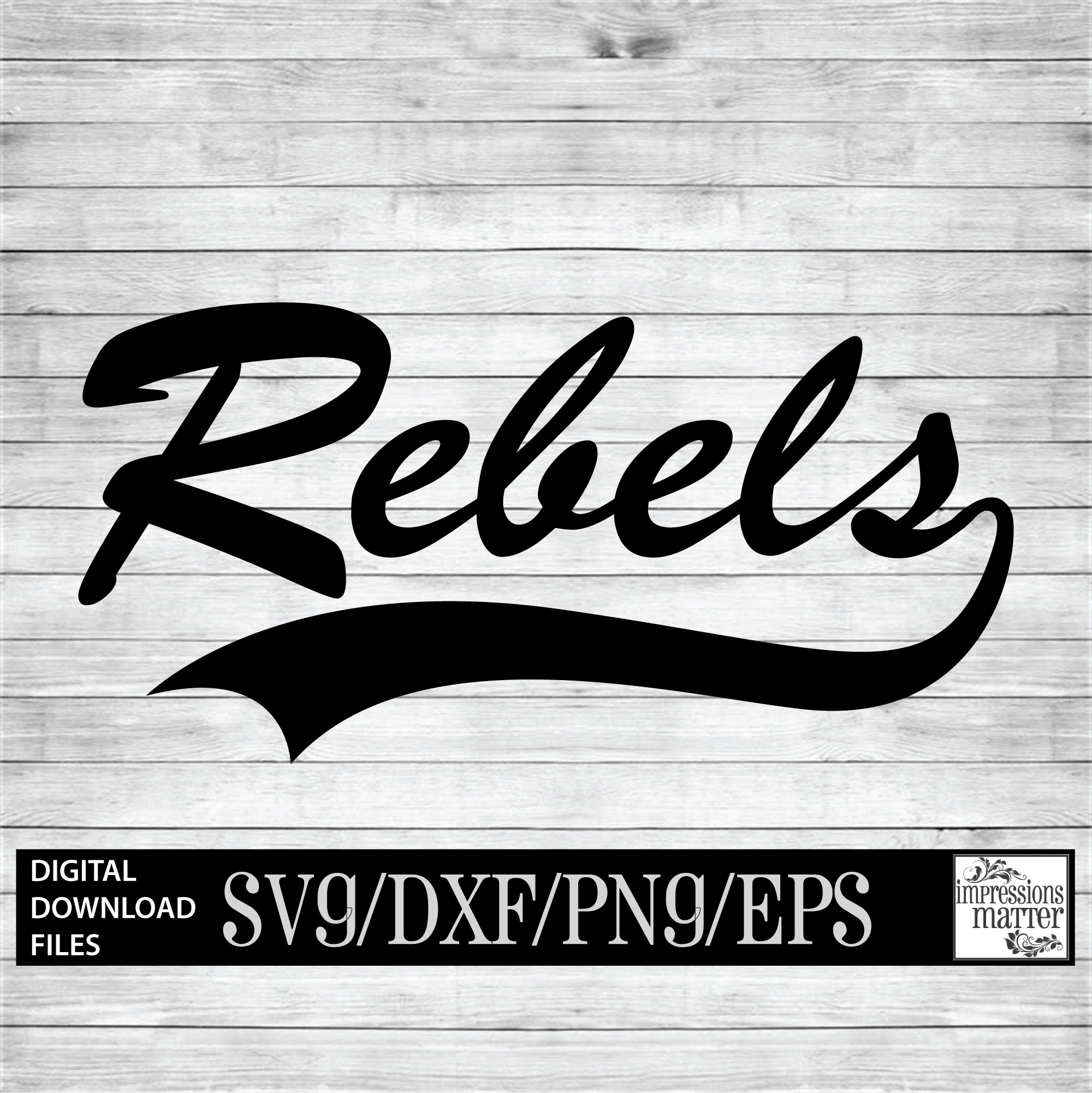 Rebels Script Digital Art File SVG and DXF File for Cricut - Etsy 日本