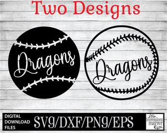 Dragons Baseball Logo Svg - Etsy