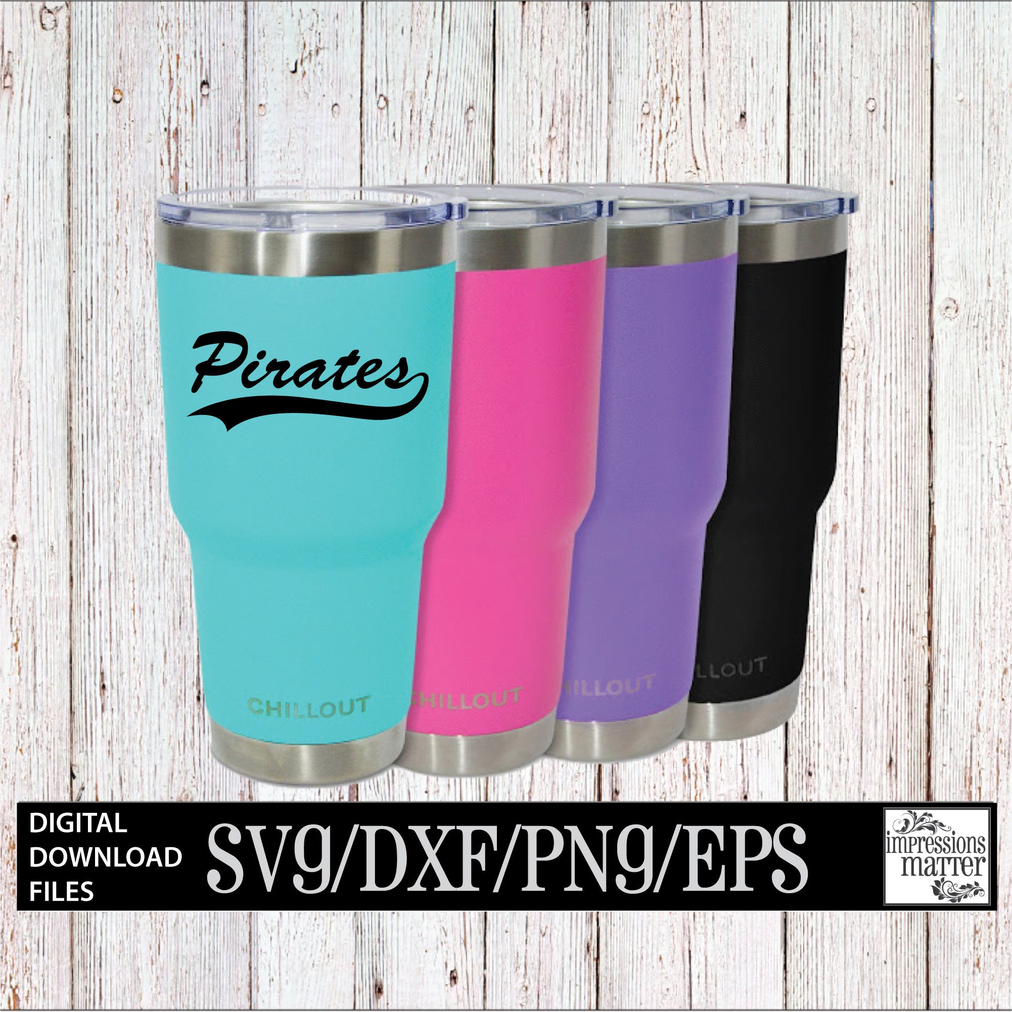 Pirates Script Digital Art File SVG and DXF File for - Etsy