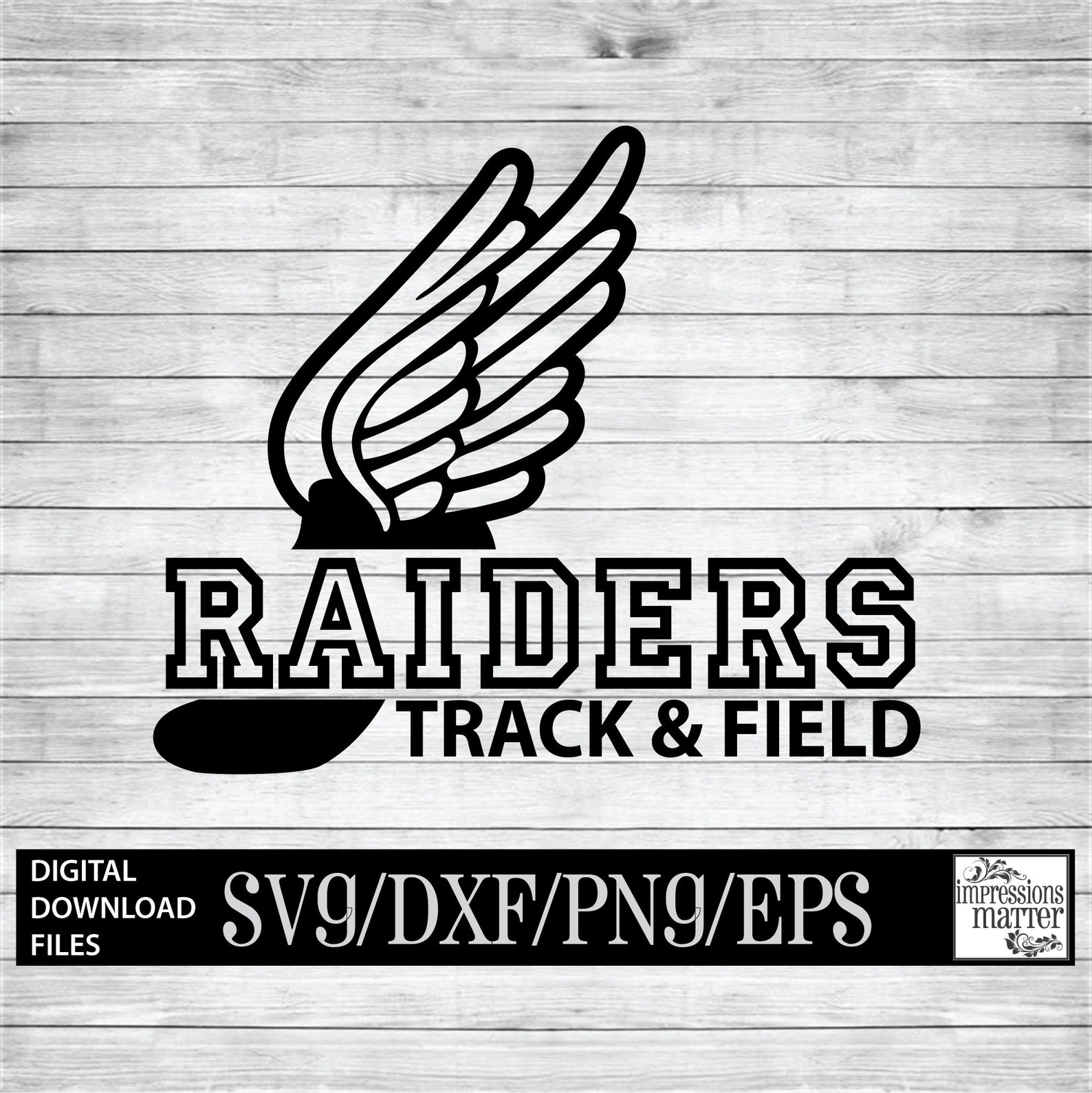 Raiders Track Digital Art File SVG and DXF File for Cricut | Etsy