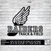 Raiders Track Digital Art File SVG and DXF File for Cricut & Silhouette ...