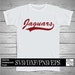 Jaguars Script - Digital Art File - SVG and DXF File for Cricut ...