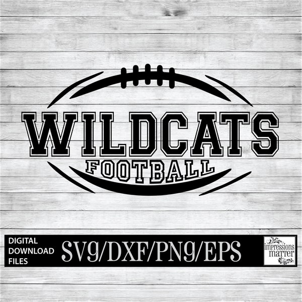 Wildcats Football - Etsy