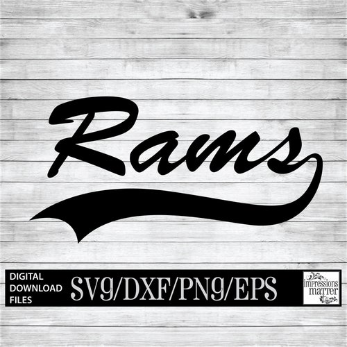 Rams Cheer SVG - Etsy