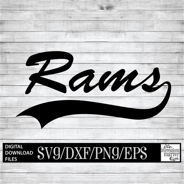 Rams Svg Logo - Etsy