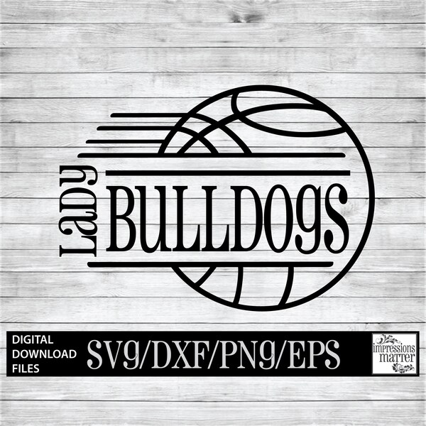 Bulldog Basketball Svg - Etsy