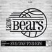 Lady Bears Basketball Logo: SVG DXF Digital File (digital Download) - Etsy