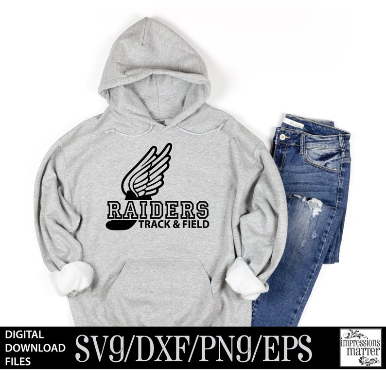 Raiders Track Digital Art File SVG and DXF File for Cricut | Etsy