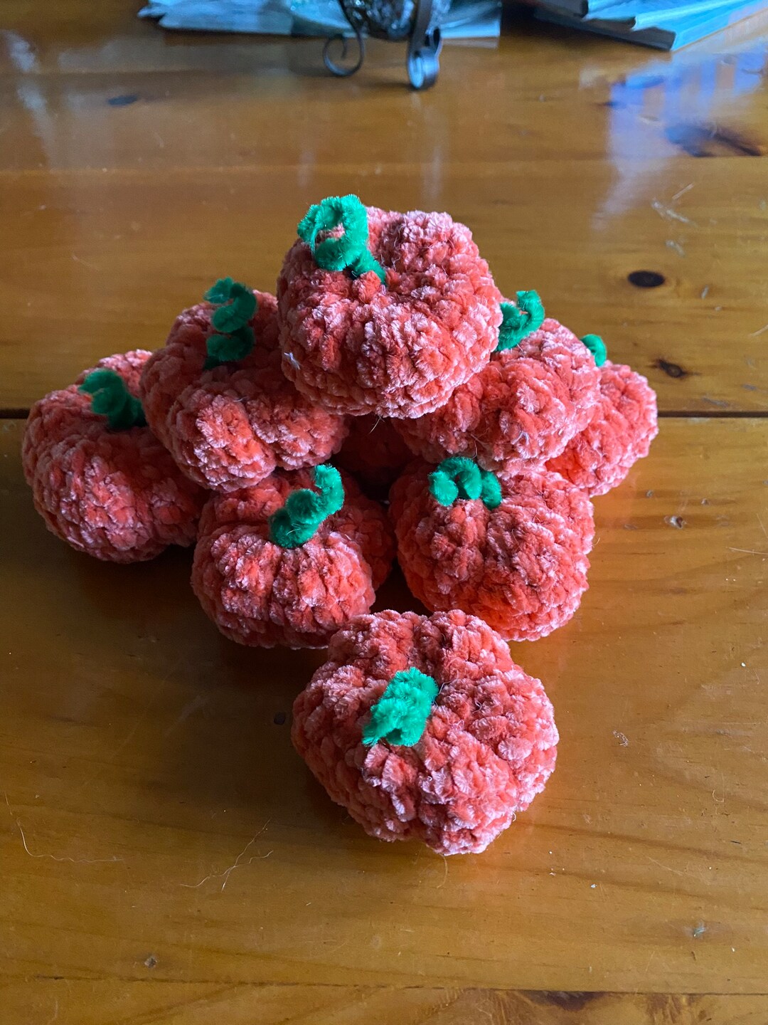 Chenille Pumpkin - Etsy