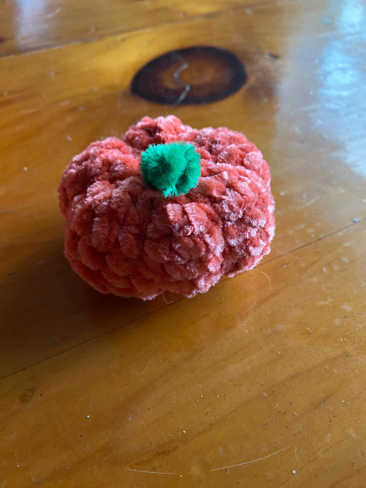 Chenille Pumpkin - Etsy