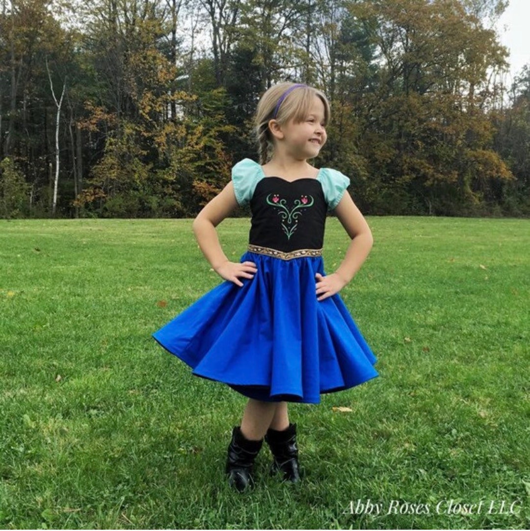 Anna Dress, Princess Dress , Princess Anna Dress, Anna Costume, Frozen ...