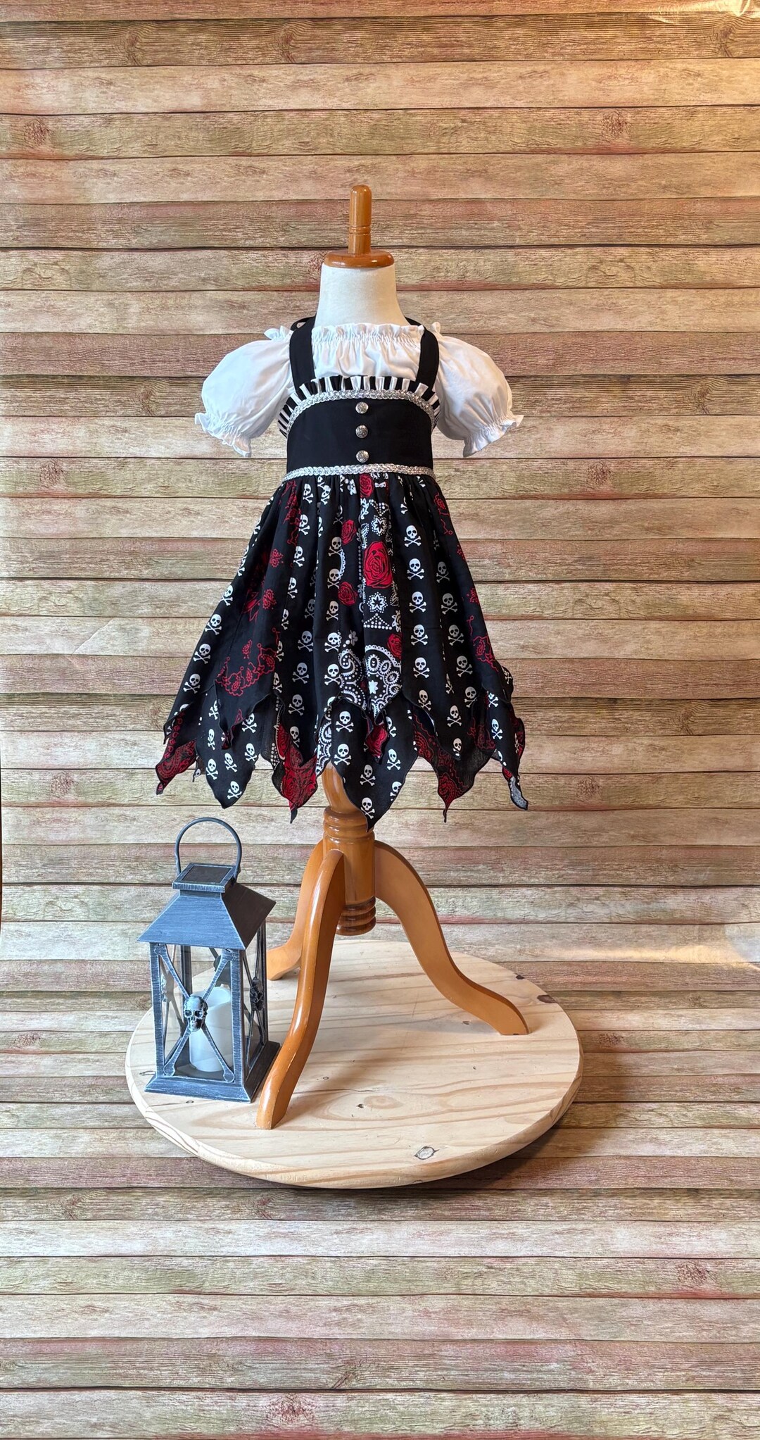 Rose Pirate Dress, Pirate, Girls Pirate Dress. Pirate Costume, Ren Fair ...