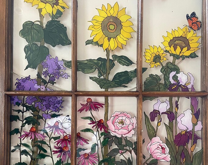 ORDER Custom Flower Garden Window - Etsy