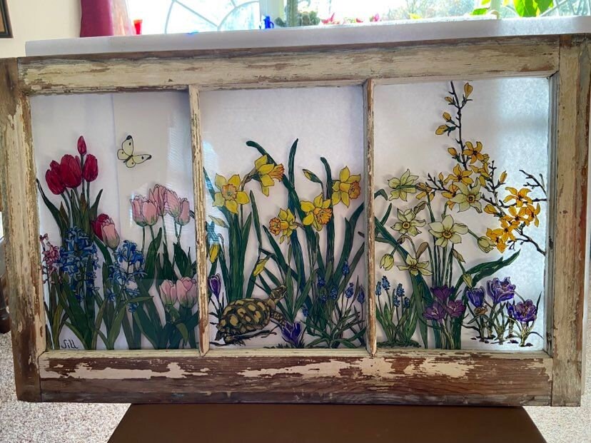 ORDER - Custom Spring Garden Window - Etsy