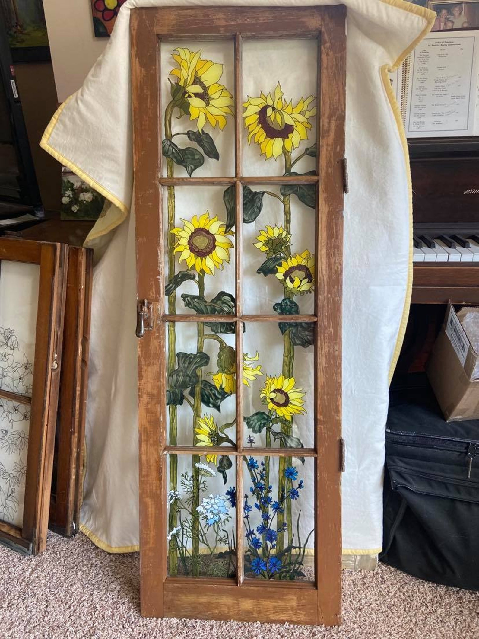 ORDER Sunflower Garden Windows - Etsy