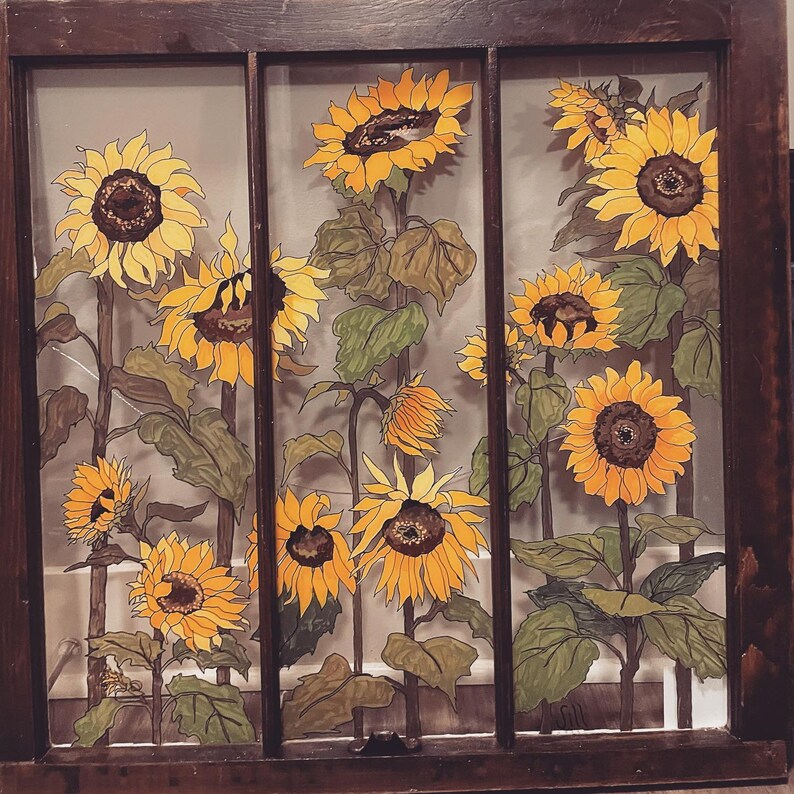 ORDER Sunflower Garden Windows - Etsy