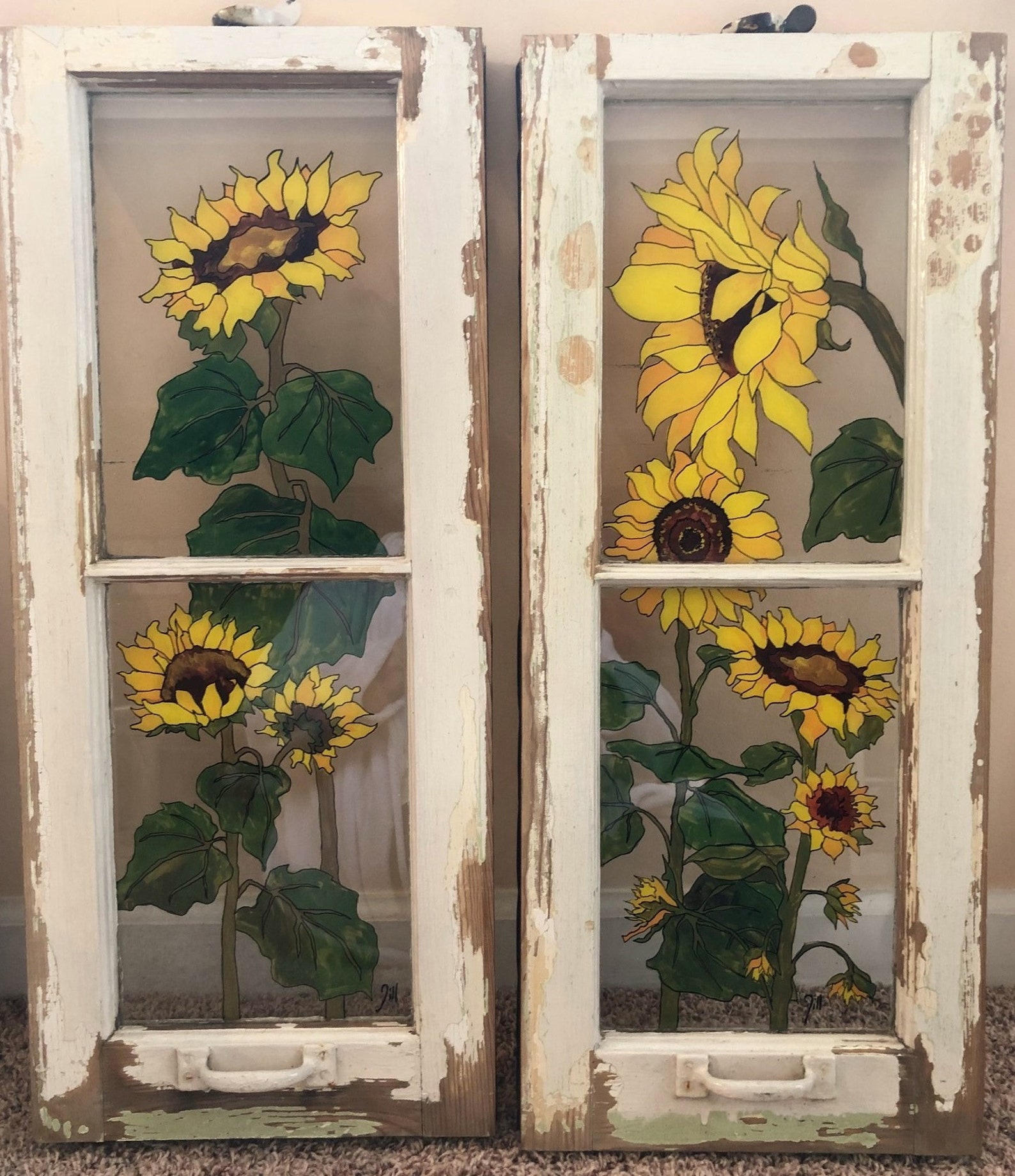 ORDER Sunflower Garden Windows - Etsy