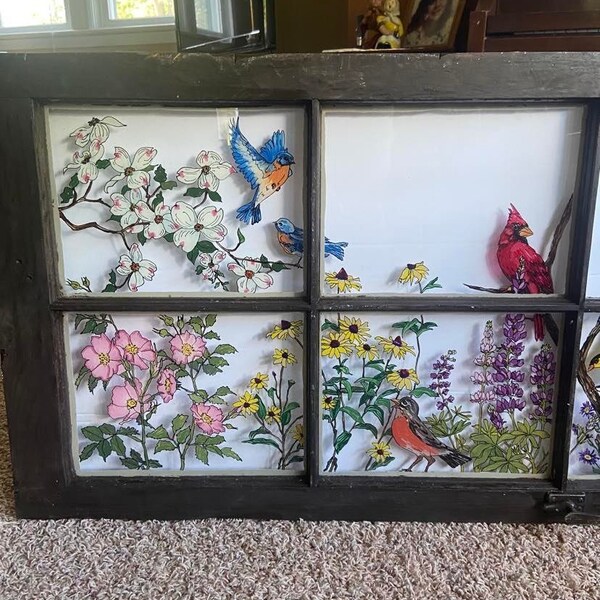 Window Pane Art - Etsy