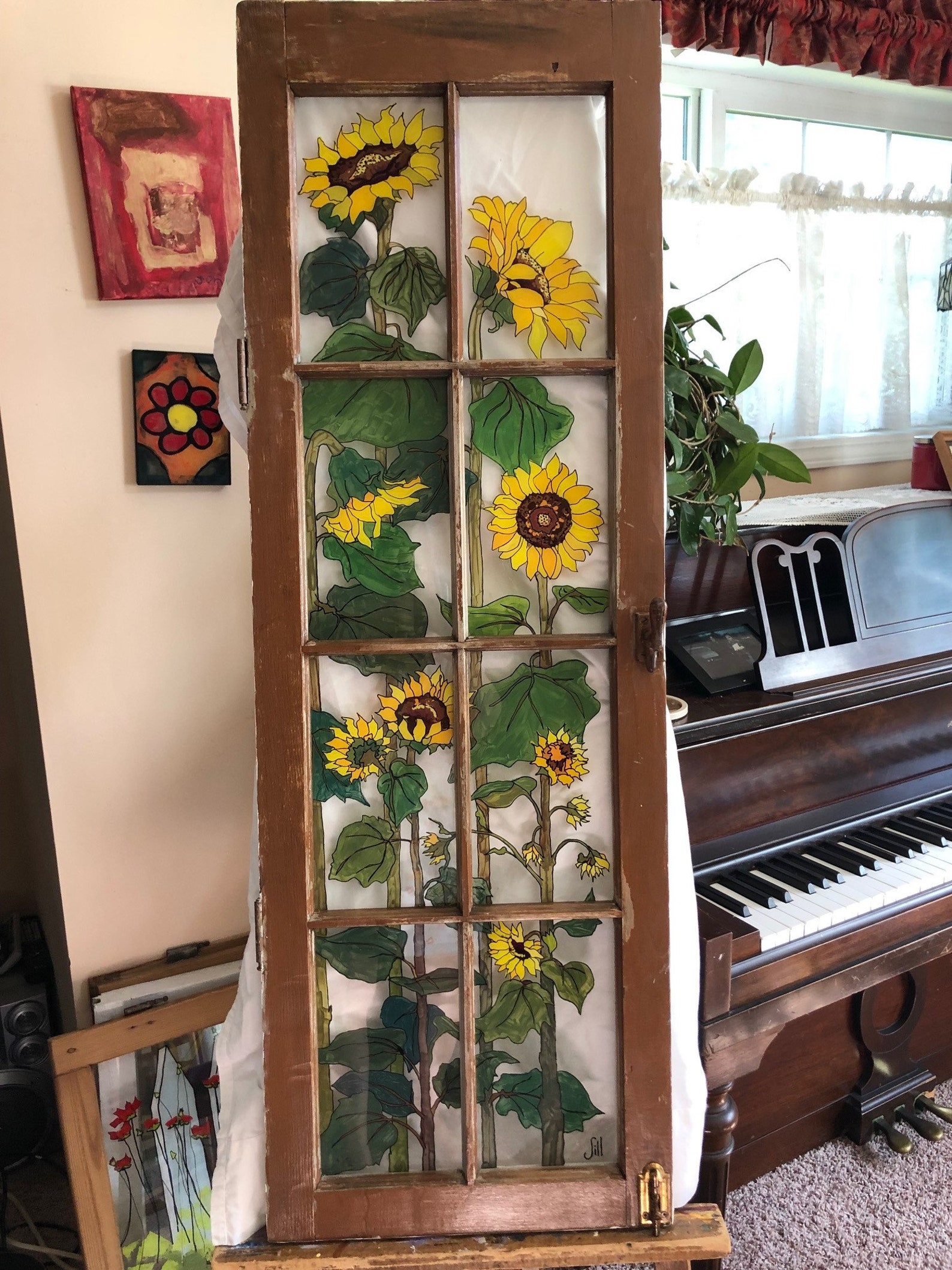 ORDER Sunflower Garden Windows - Etsy