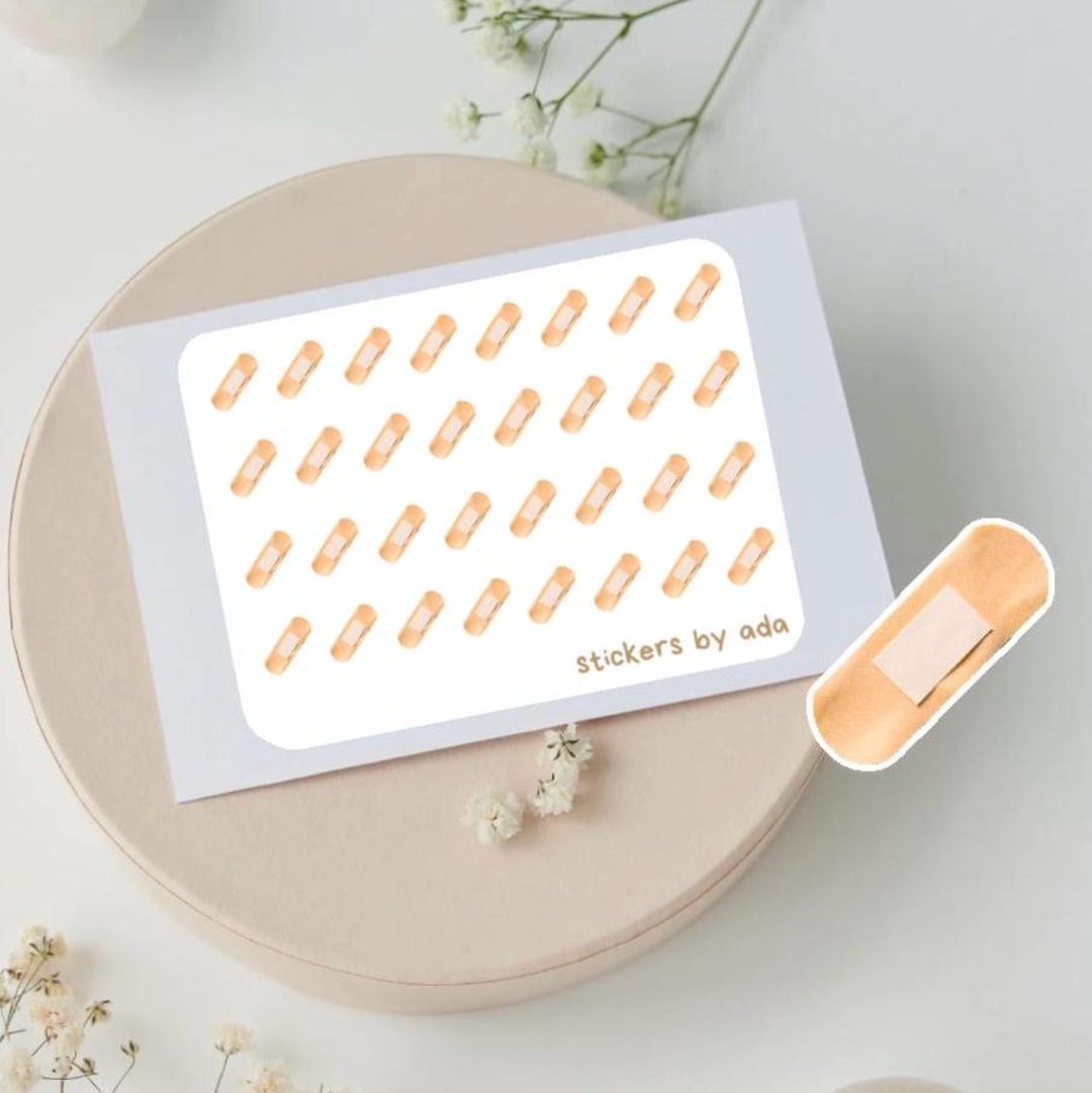 Mini Band-aid Stickers to Use in a Daily Planner, Bullet Journal ...