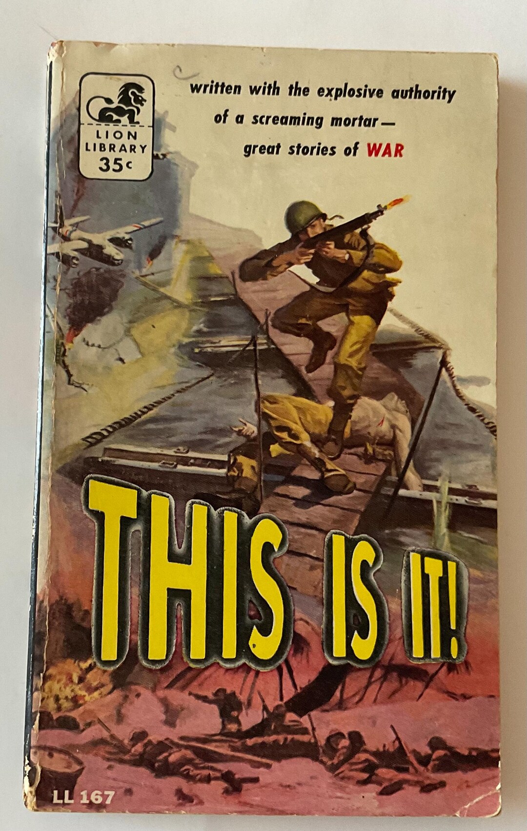 1950s War Pulp Paperback: "this is It!" - Lion Library Edition - Etsy