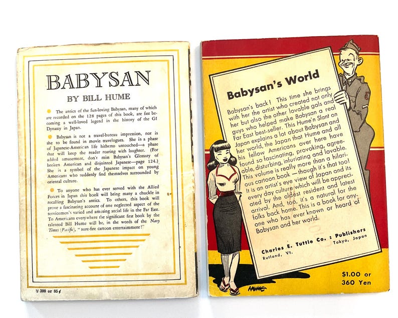 Babysan's World Cartoon Books: Post-war Japan Satire - Bill Hume - Etsy