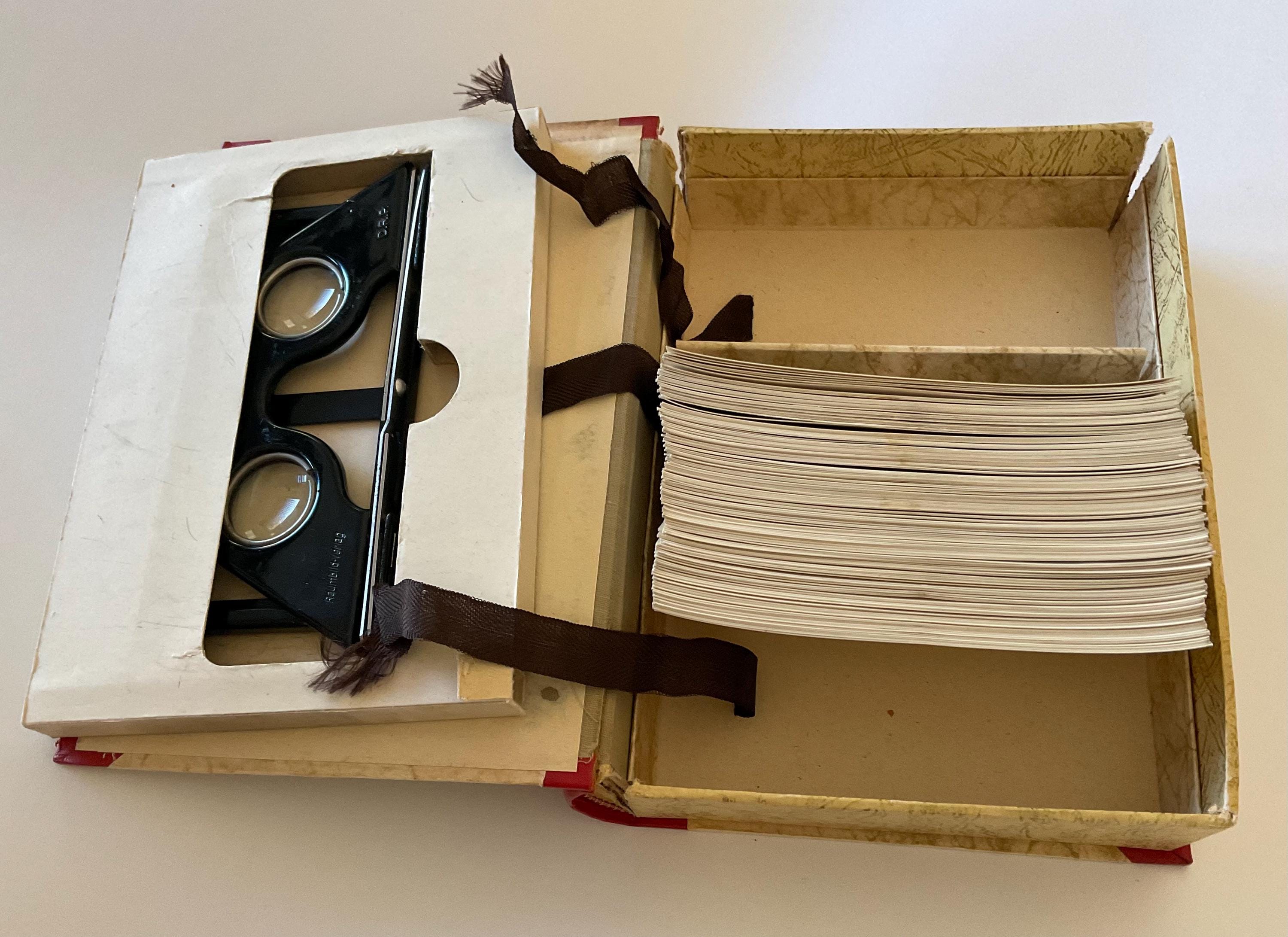Rare Complete Set: WWII Era German Raumbild-verlag 3D Stereoviewer ...