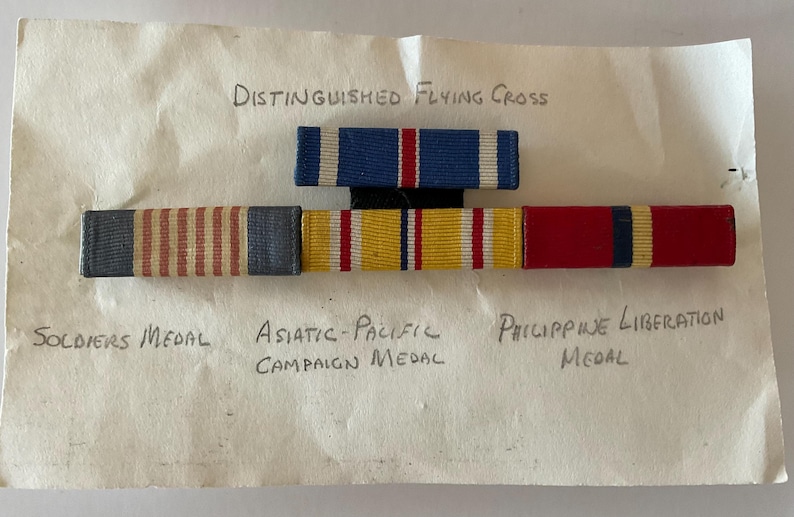 Historic Heroism: WWII U.S. Military Ribbon Bar Lot With Distinguished ...