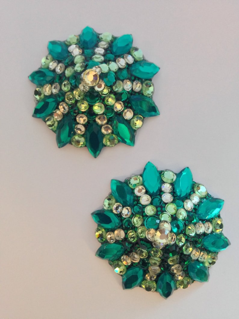 Green Pasties - Etsy